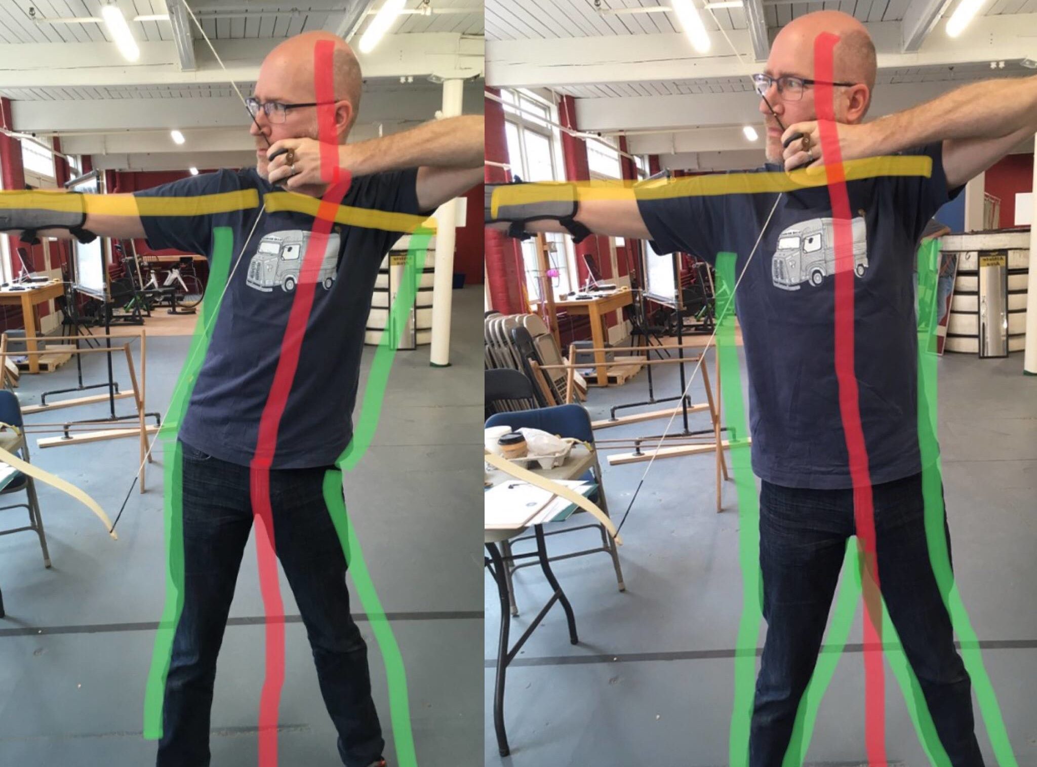 Working on Posture | Sattva Center for Archery Training